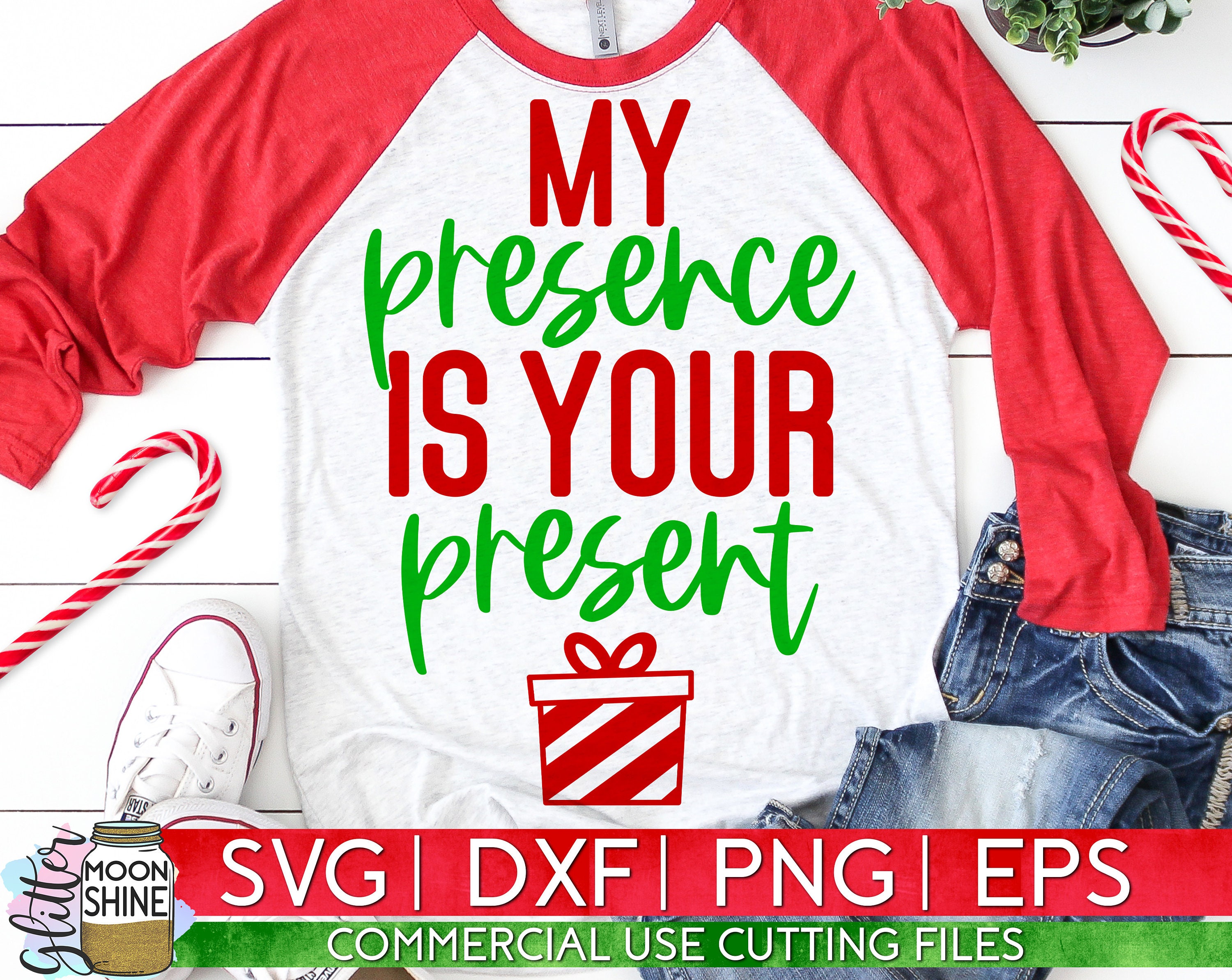 My Presence Is Your Present svg eps png dxf cutting files for | Etsy