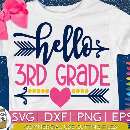 Craft Supplies & Tools Die Cuts Scrapbooking Third Grade Teacher Cut ...