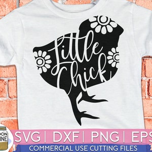 Little Chick Svg Eps Dxf Png Files for Cutting Machines Cameo Cricut ...