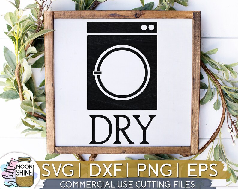 Dry Dryer Sign Design Svg Eps Dxf Png Files for Cutting - Etsy
