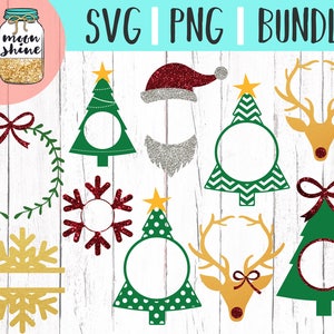 HUGE Christmas Bundle Svg Dxf Png Eps Files for Cutting Machines Cameo ...