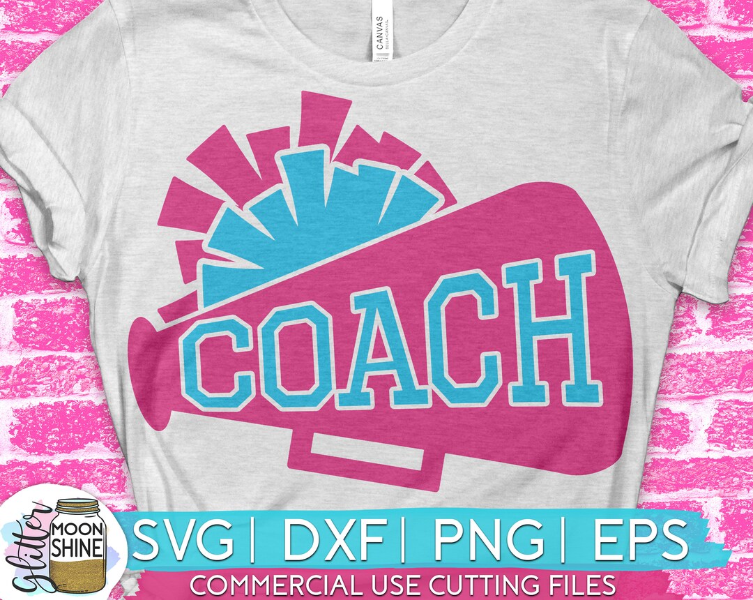 Coach Megaphone Svg Eps Dxf Png Cutting Files for Silhouette Cameo ...