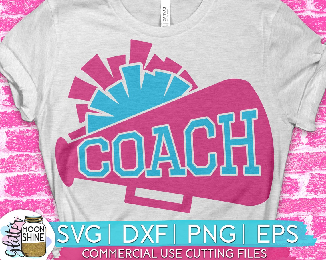 Coach Megaphone Svg Eps Dxf Png Cutting Files for Silhouette - Etsy