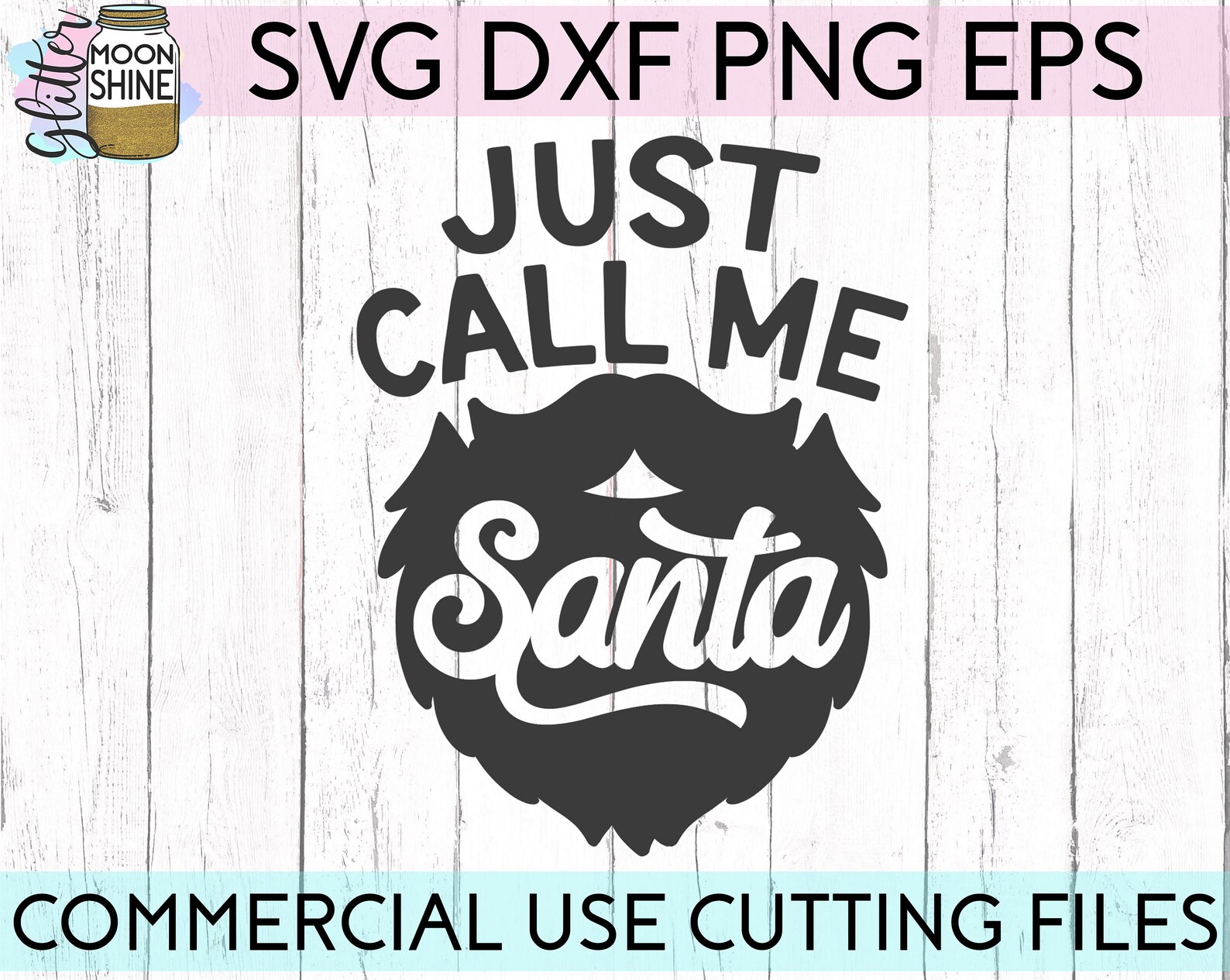 Just Call Me Santa Svg Eps Png Dxf Cutting Files for | Etsy