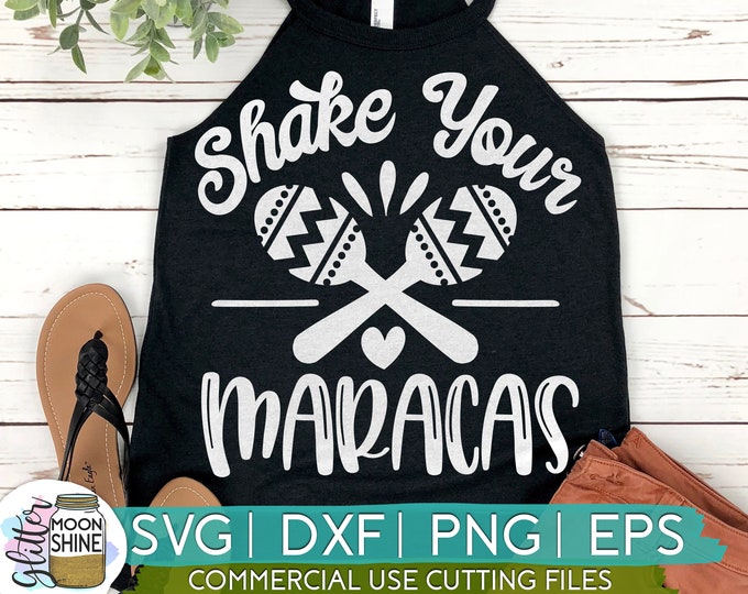 Shake Your Maracas Svg Dxf Eps Png Files for Cutting Machines - Etsy