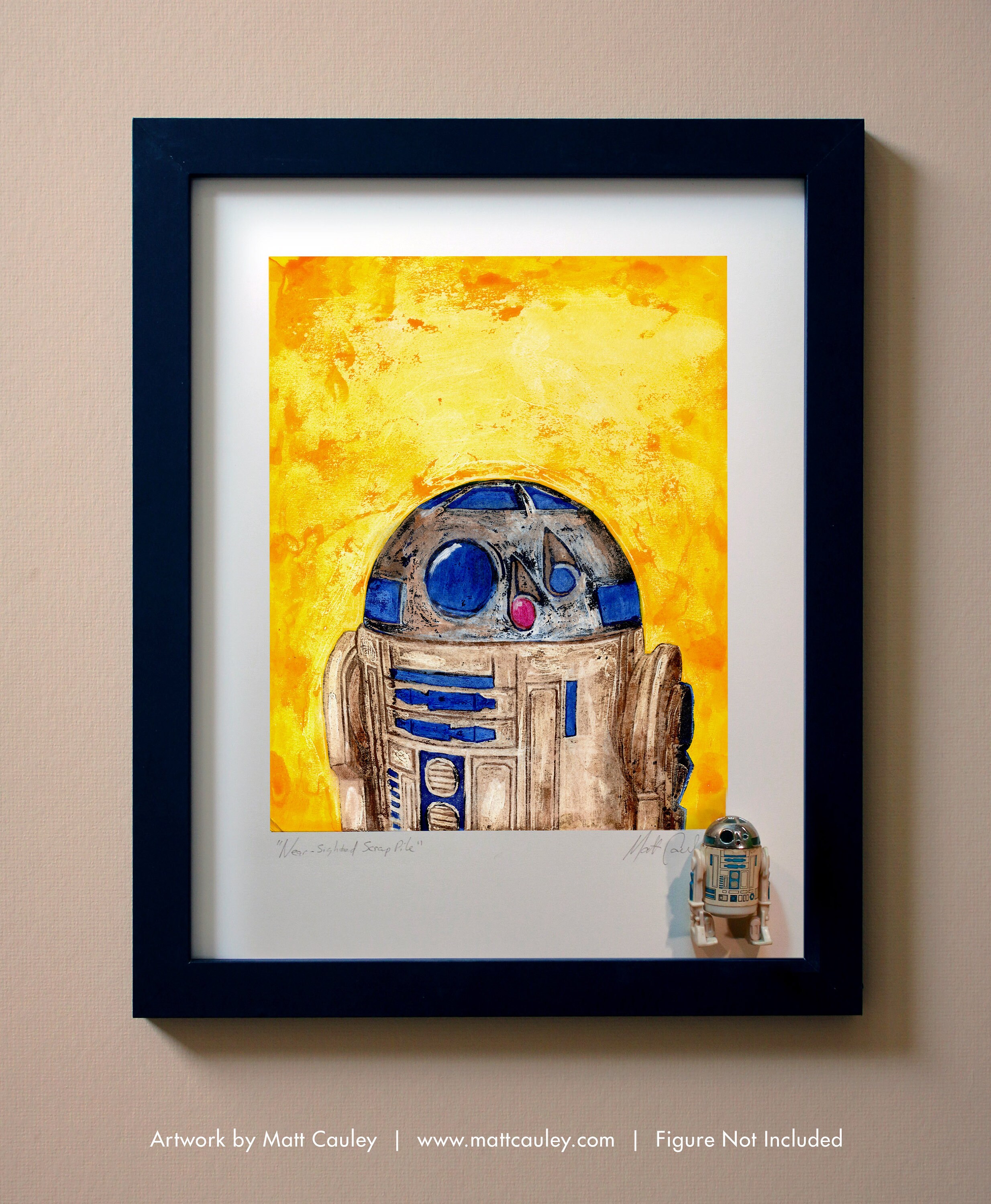 Star Wars R2-D2 Original Artwork Art Print Inspired by - Etsy