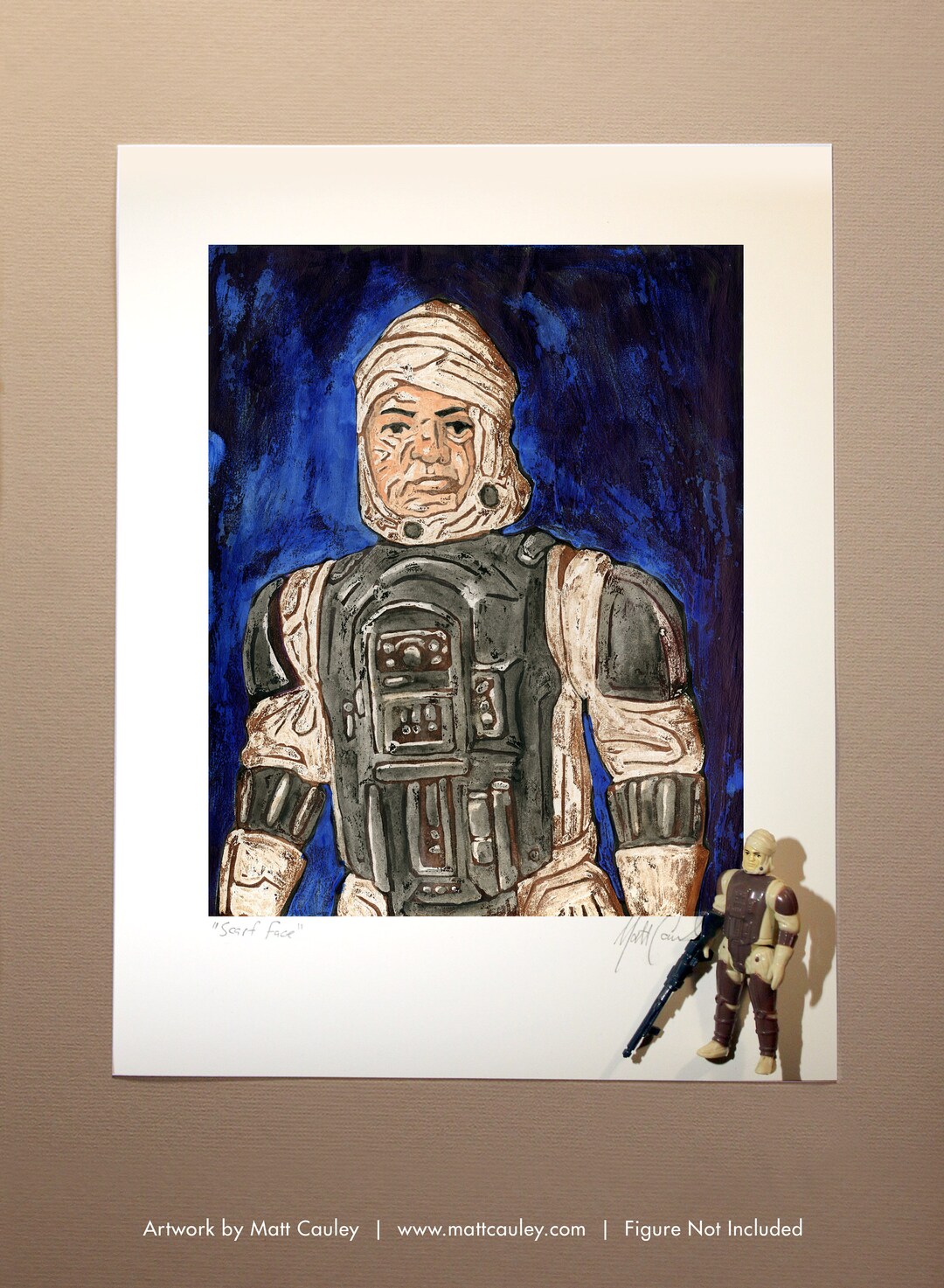Star Wars DENGAR Original Artwork Art Print - Inspired by Vintage ...
