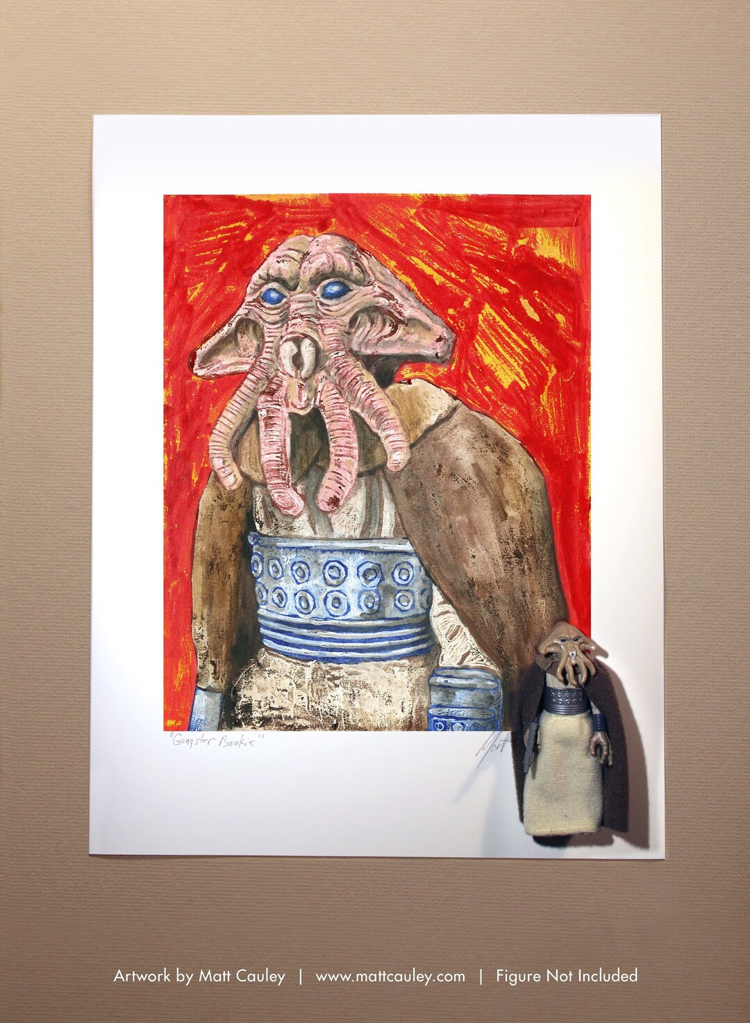 Star Wars SQUID HEAD Original Artwork Art Print Inspired by Vintage ...
