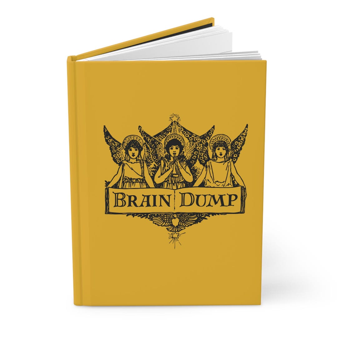 Angel Brain Dump Journal With Lined Pages - Etsy