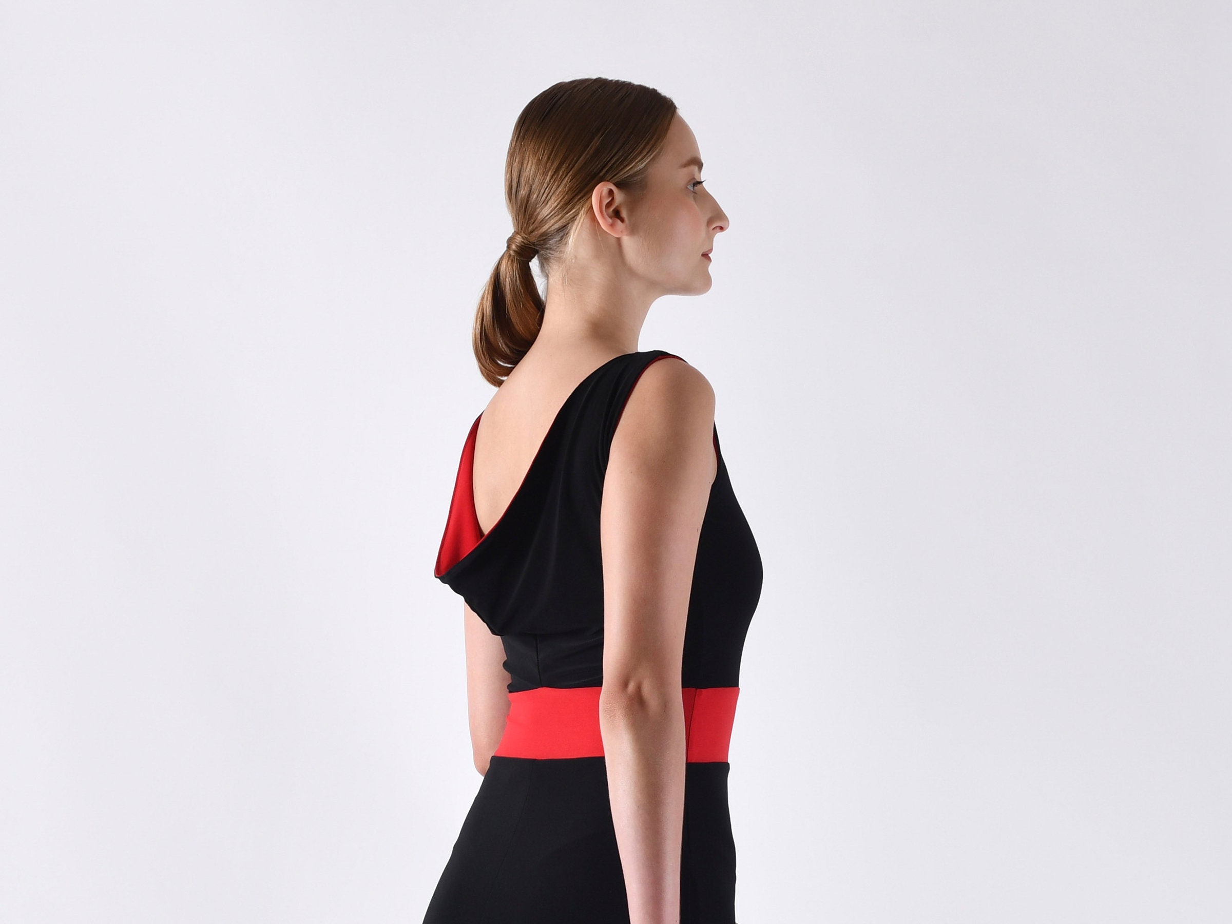 TROILO Tango Dress in Black and Red - Etsy