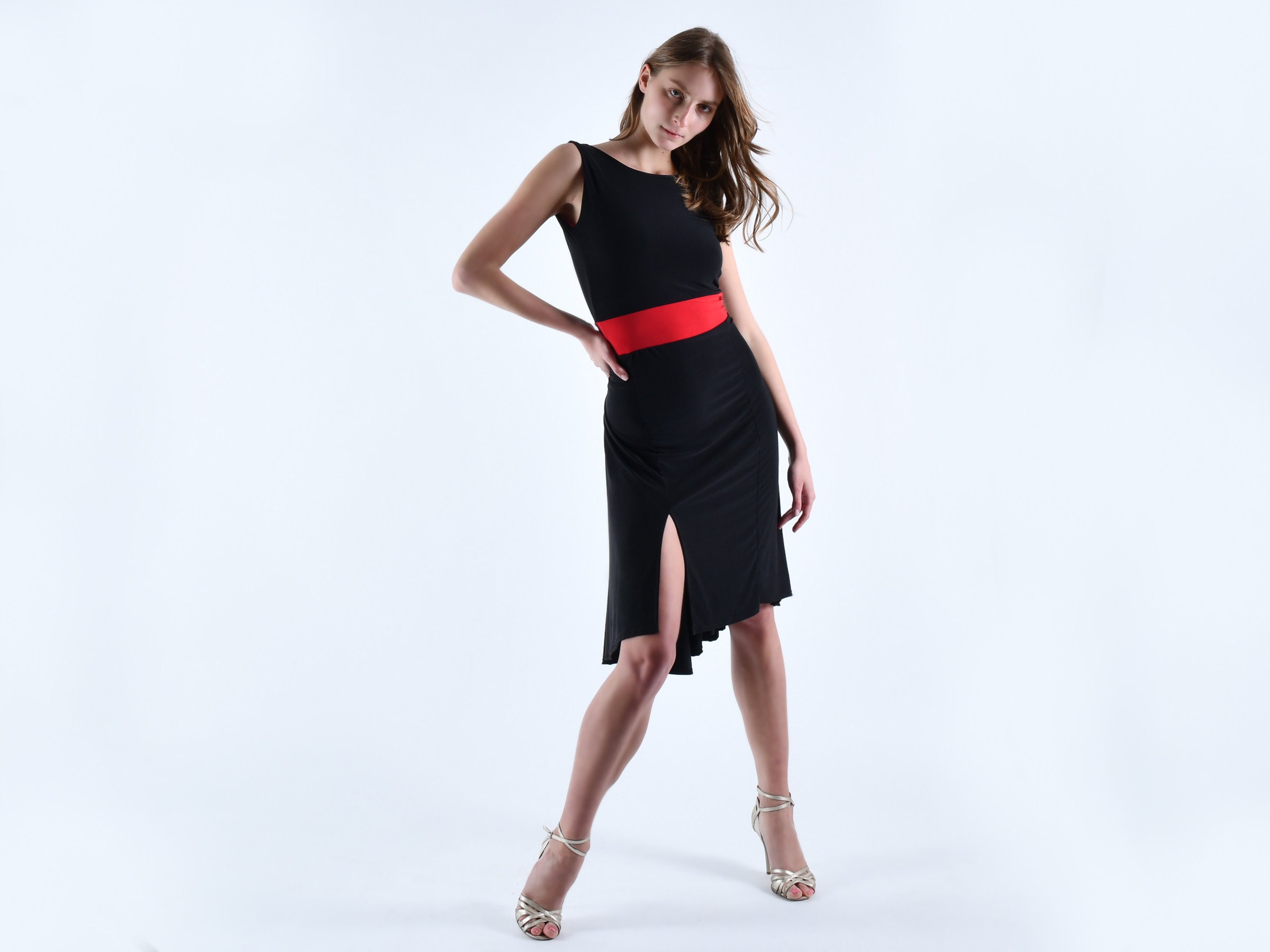 TROILO Tango Dress in Black and Red - Etsy