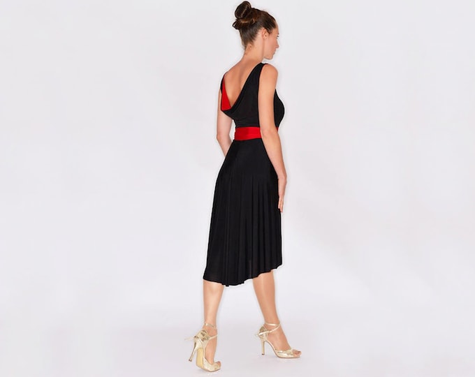 Reversible Tango Dress "the Traditional" Black & Silver - Etsy UK