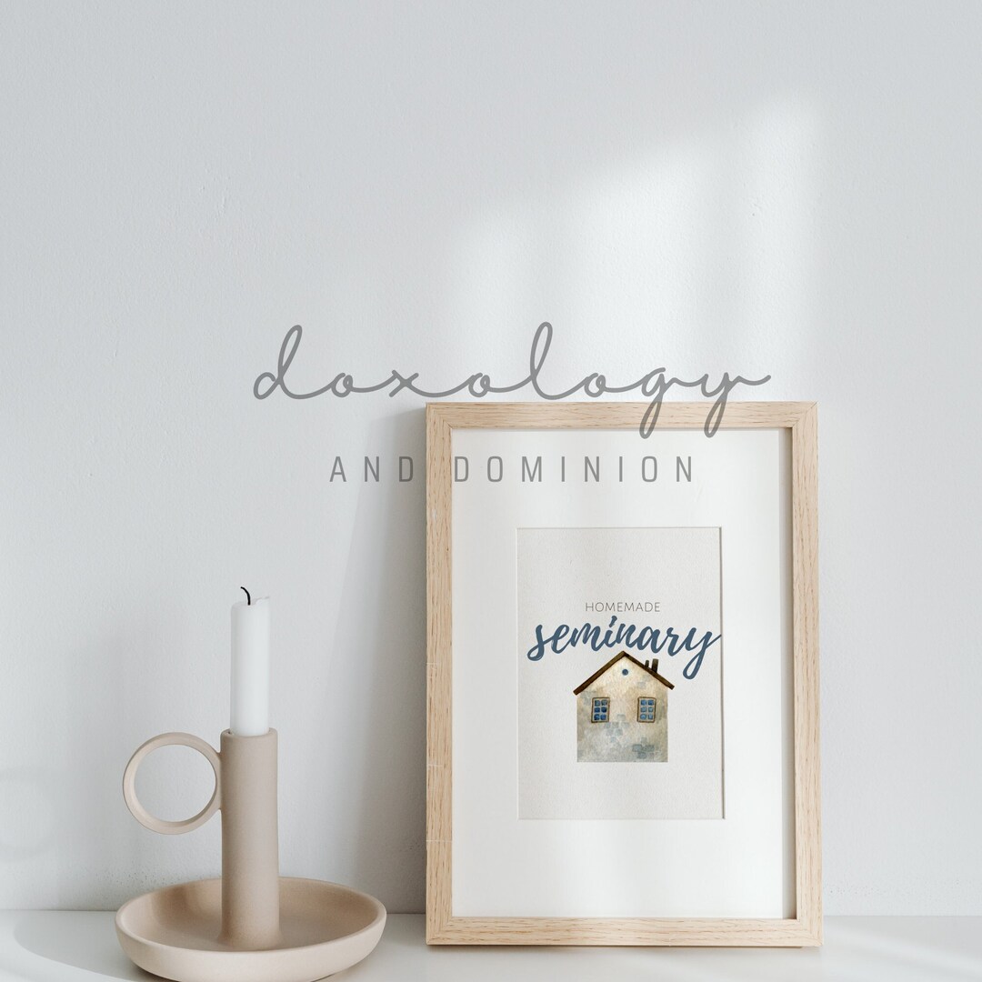 Homemade Seminary Wall Art, Printable, Christian Art Print, Homeschool ...