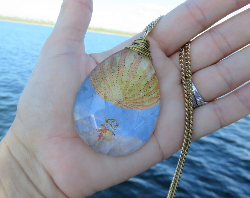 1878 Pál Szinyei Merse. the Balloon Prism Necklace // Famous Painting ...