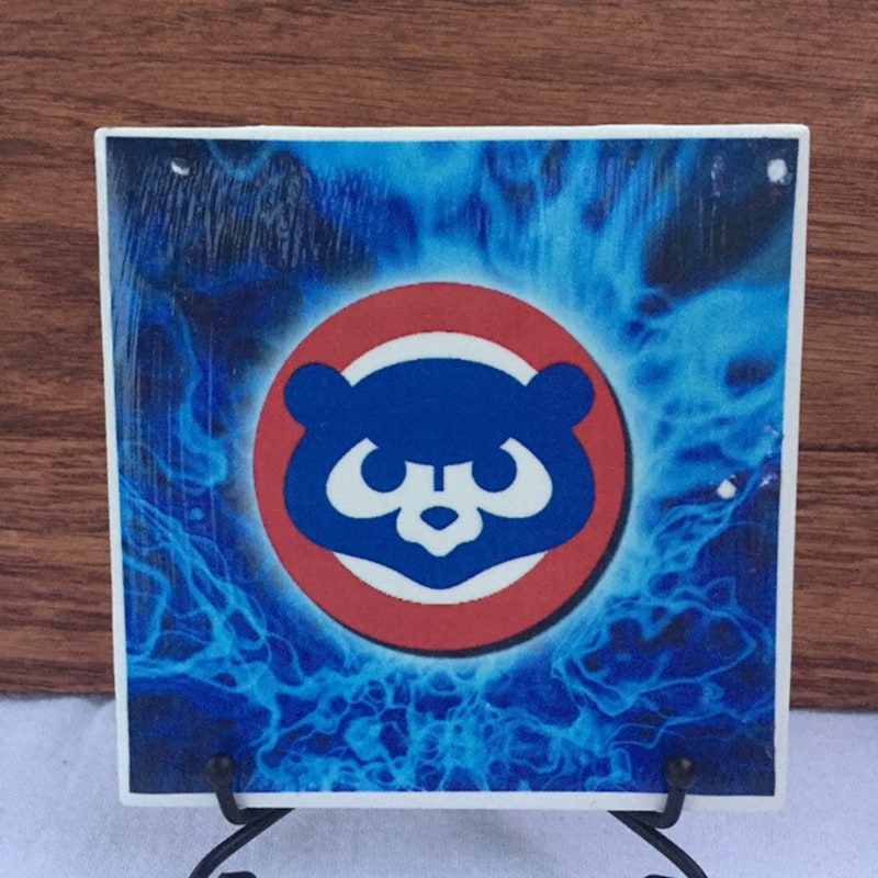 Chicago Cubs Coaster - Etsy
