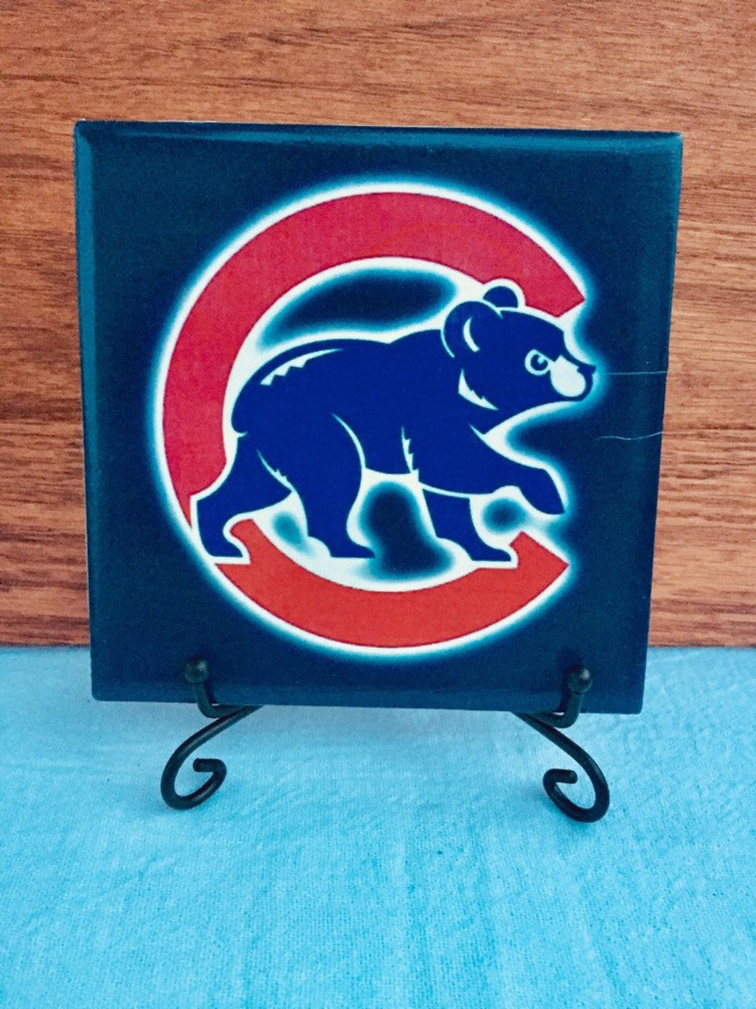 Chicago Cubs Ceramic Tile, Chicago Cubs, Ceramic Tile, Tile - Etsy