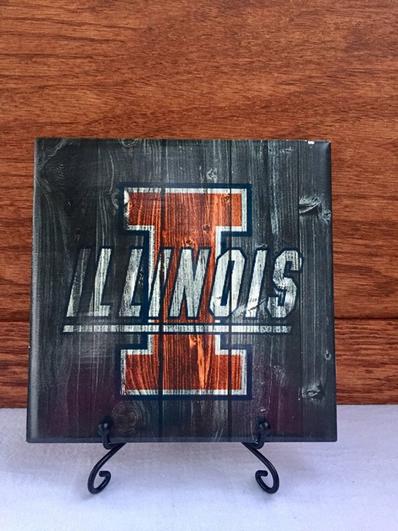 Illinois Ceramic Tile University of Illinois Illini U of I - Etsy