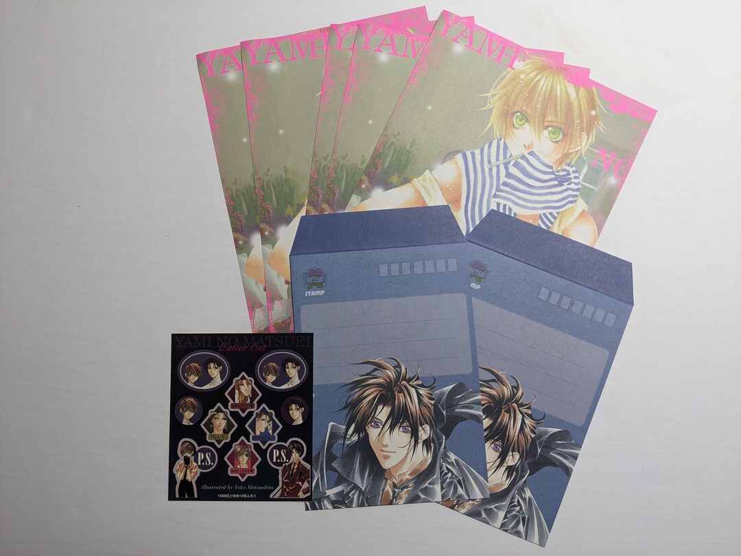 Yami No Matsuei Letter Set, Designed by Yoko Matsushita, Hana to Yume ...