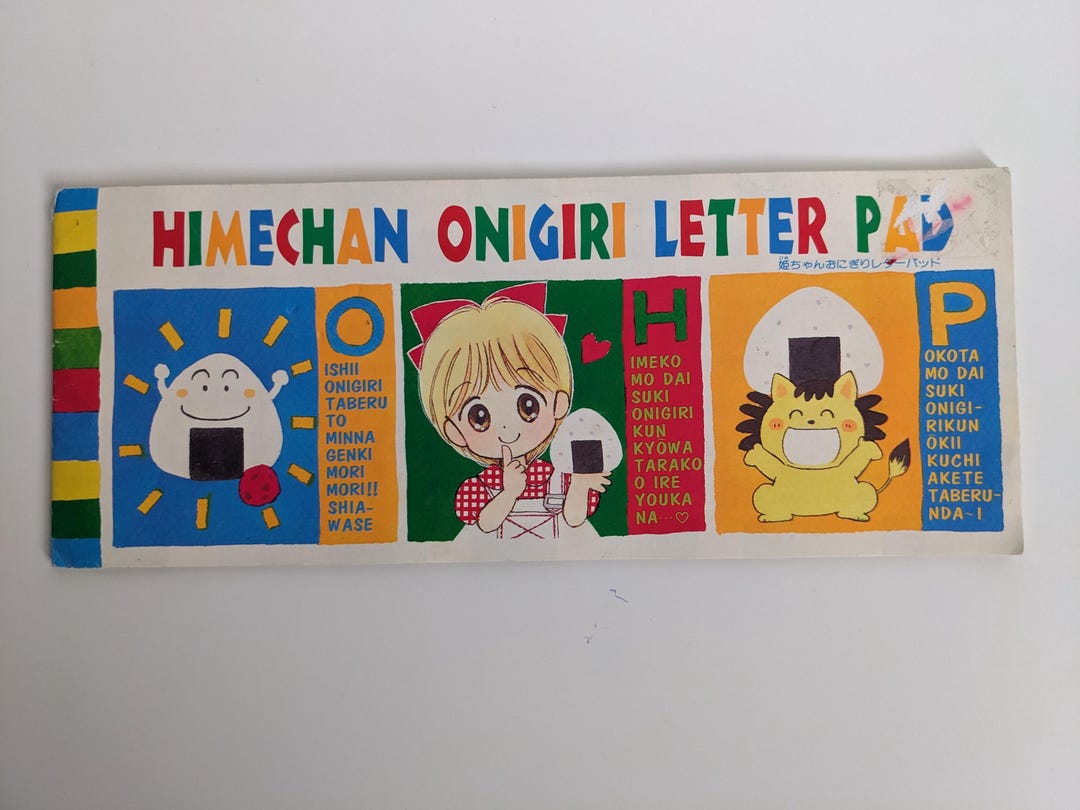 Hime-chan No Ribbon Hime-chan Onigiri Letter Pad, Megumi Mizusawa, 90s ...