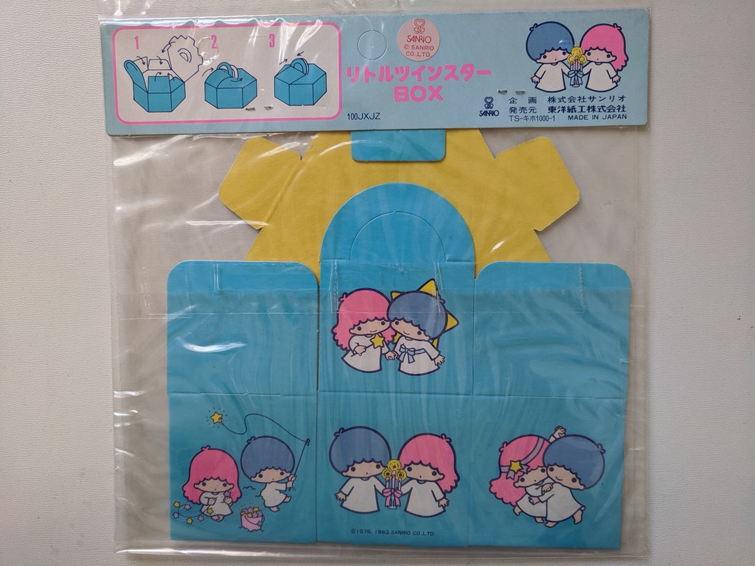 Vintage Little Twin Stars Cardboard Box Retro Sanrio Made in - Etsy