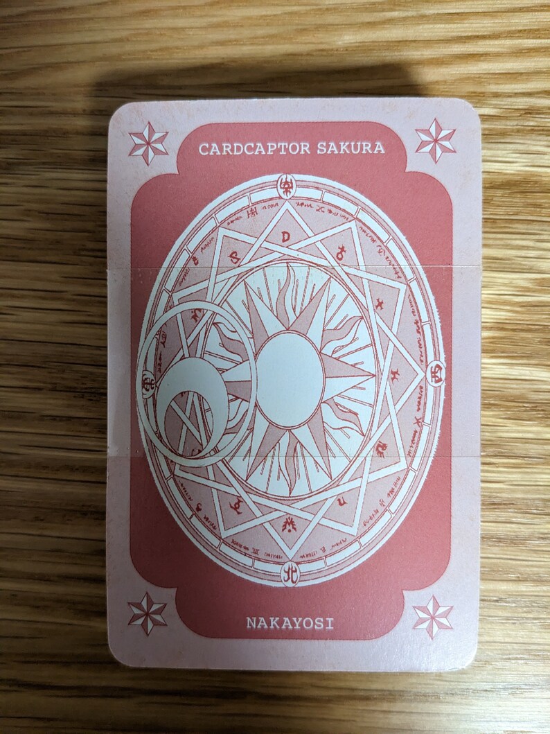 Cardcaptor Sakura Playing Card Deck Designed by CLAMP 90s - Etsy