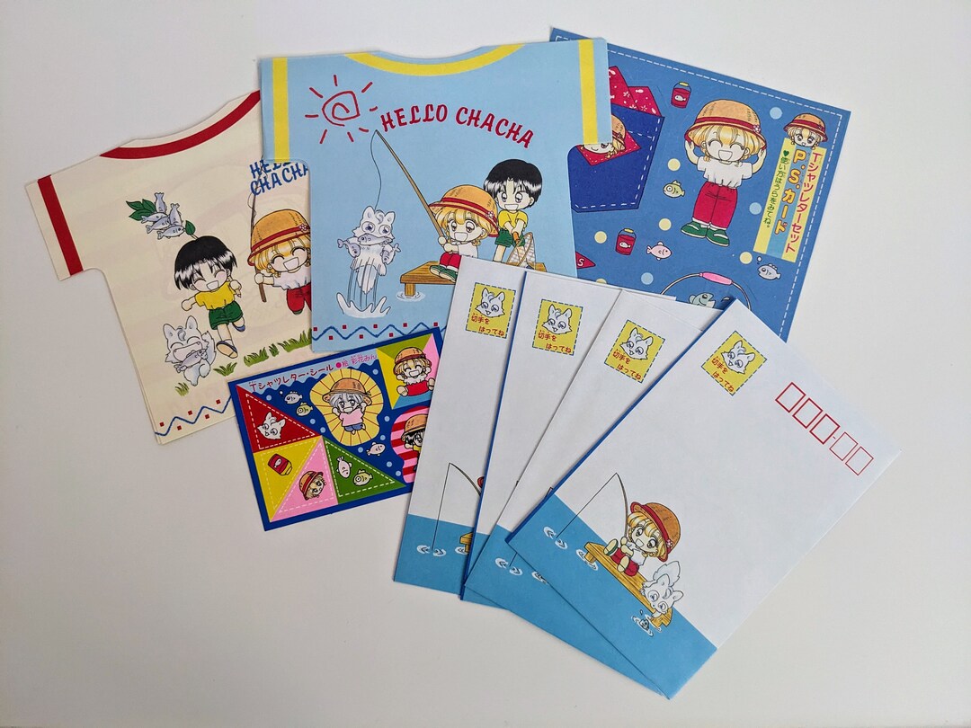 Akazukin Chacha Letter Set, Illustrated by Min Ayahana, 90s Ribon ...