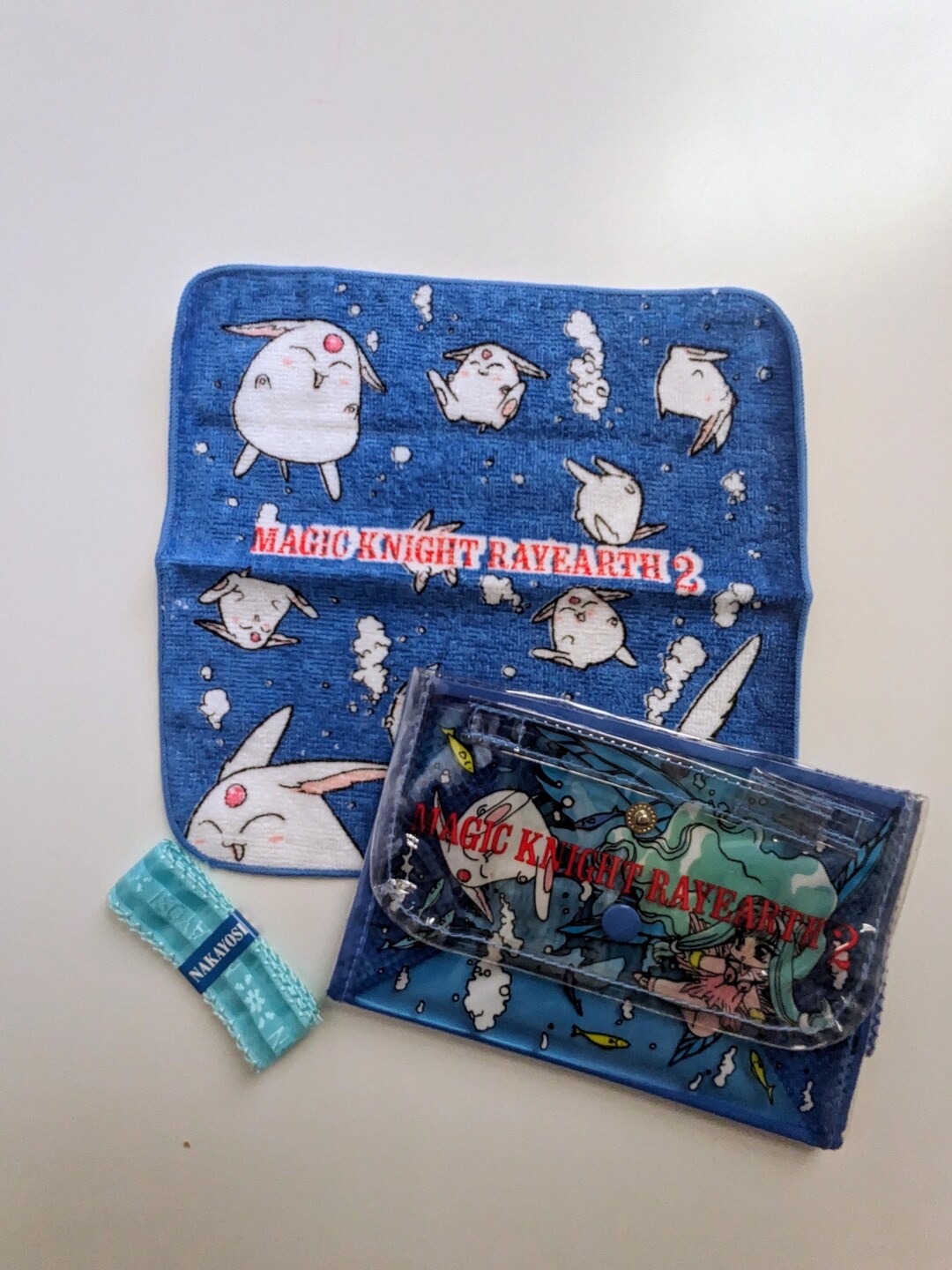 Magic Knight Rayearth 2 Pouch, Hand Towel and Ribbon, Nakayoshi 1995 ...