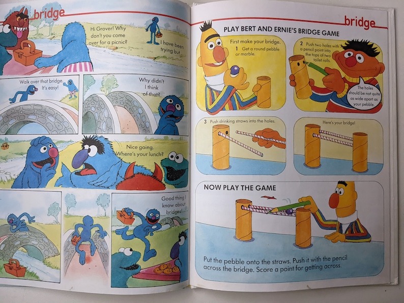 Sesame Street Finding Out Encyclopedia Vol.2 the B Boook and - Etsy