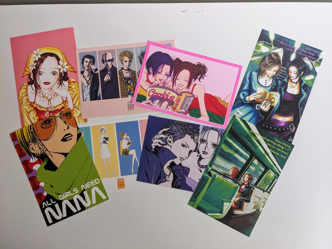 NANA Postcard Collection, Illustrated by Ai Yazawa - Etsy