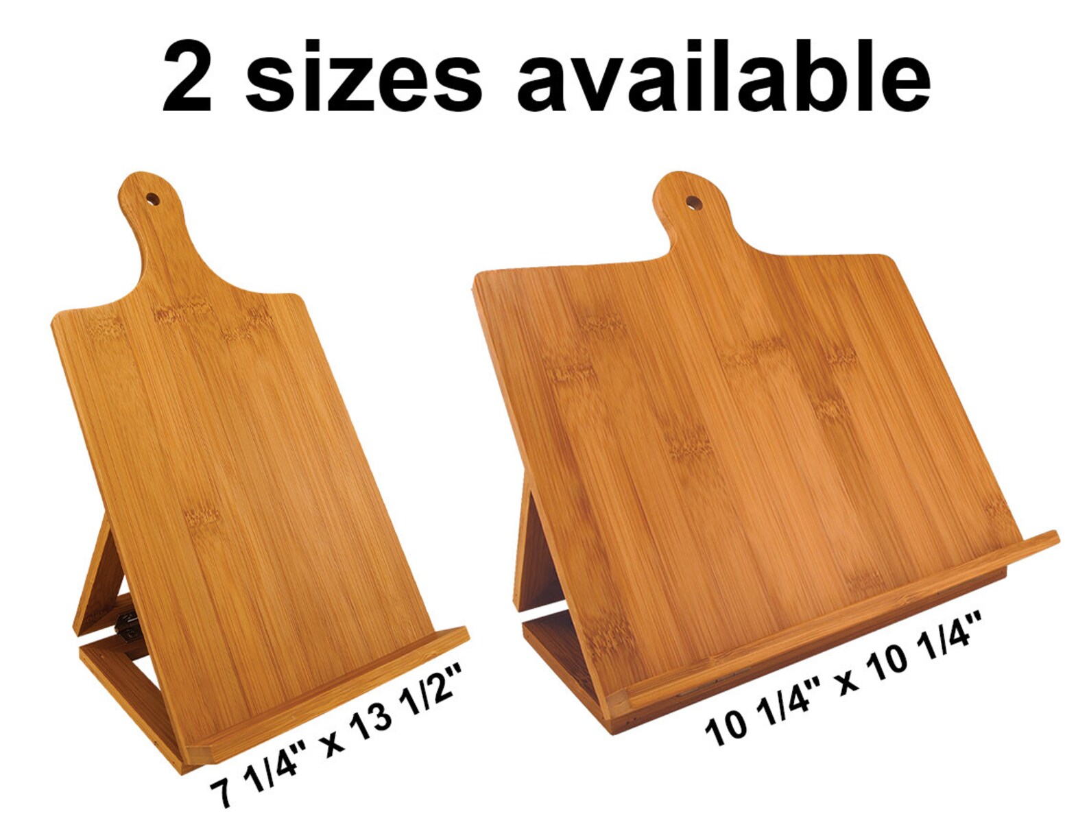 Chef Easel Cookbook Stand Wood Tablet Holder Count the | Etsy