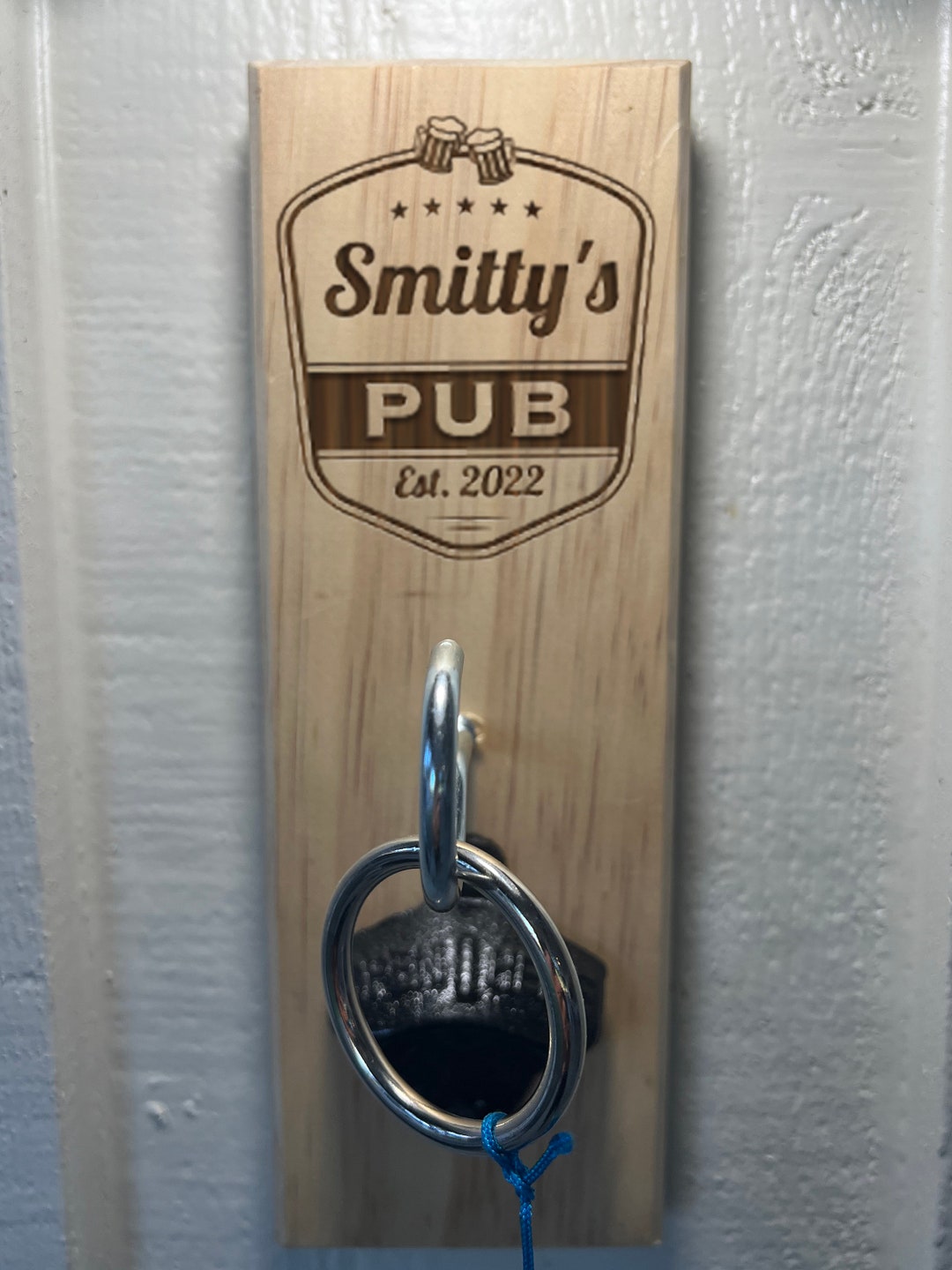 Custom Laser Engraved Ring Toss Game With Bottle Opener - Indoor ...