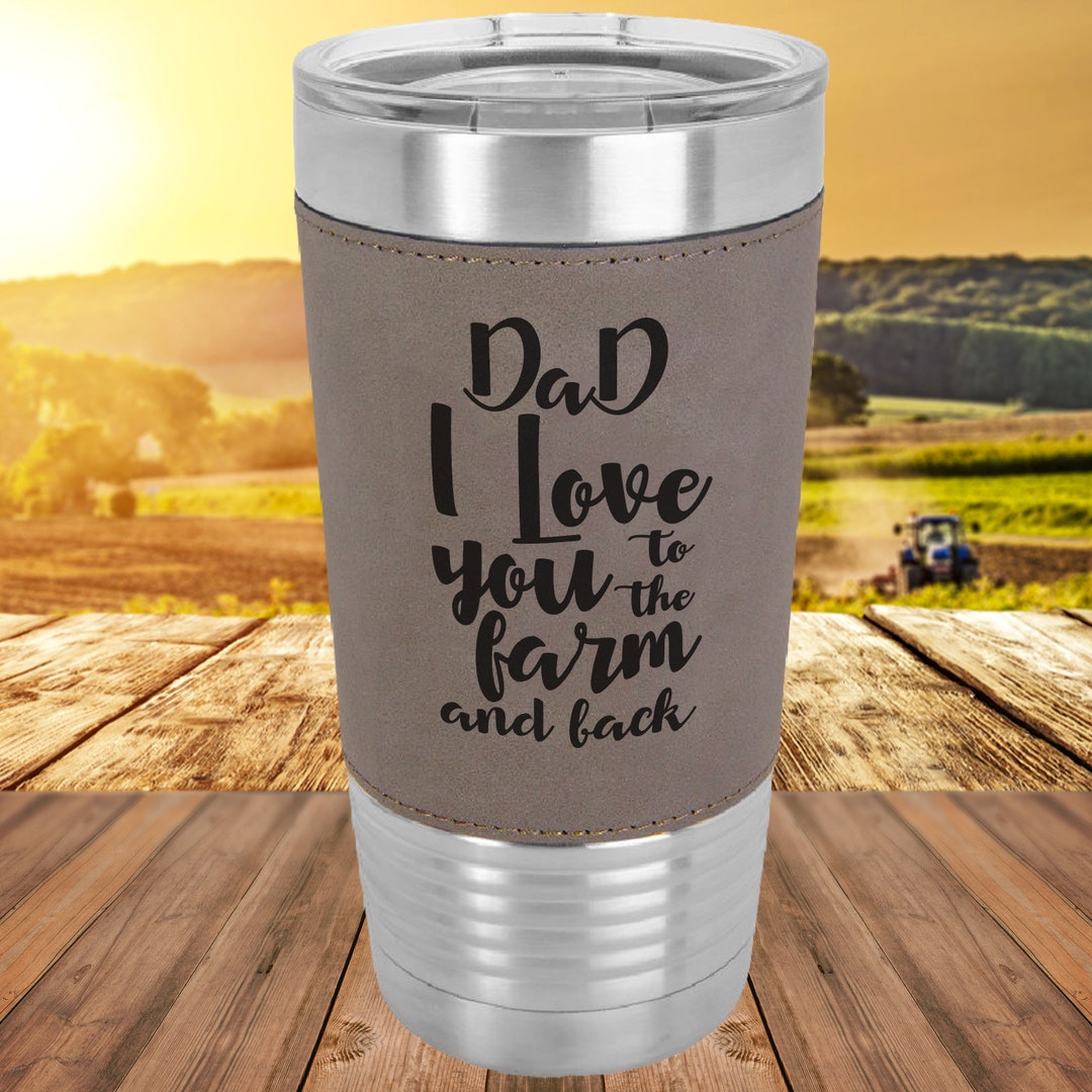 Personalized Dad I Love You to the Farm and Back/father's Day Gift for ...