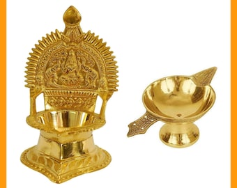 Brass Deepam Set - Etsy