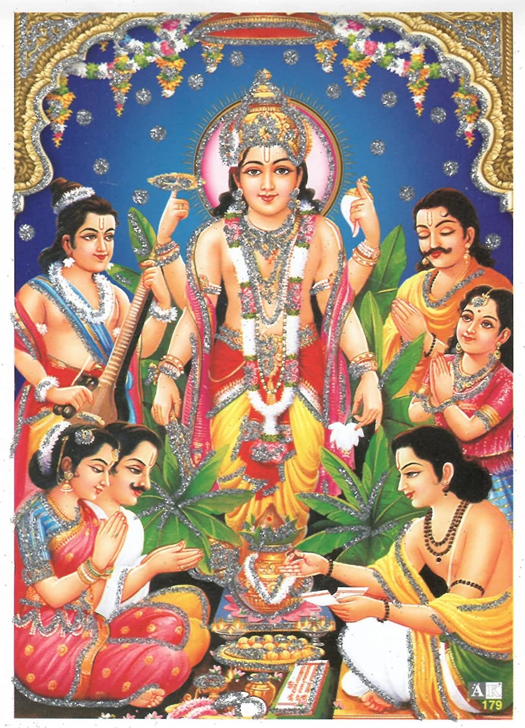 Sri Satyanarayan Puja Pooja Poster Vishnu Avatar Poster - Etsy