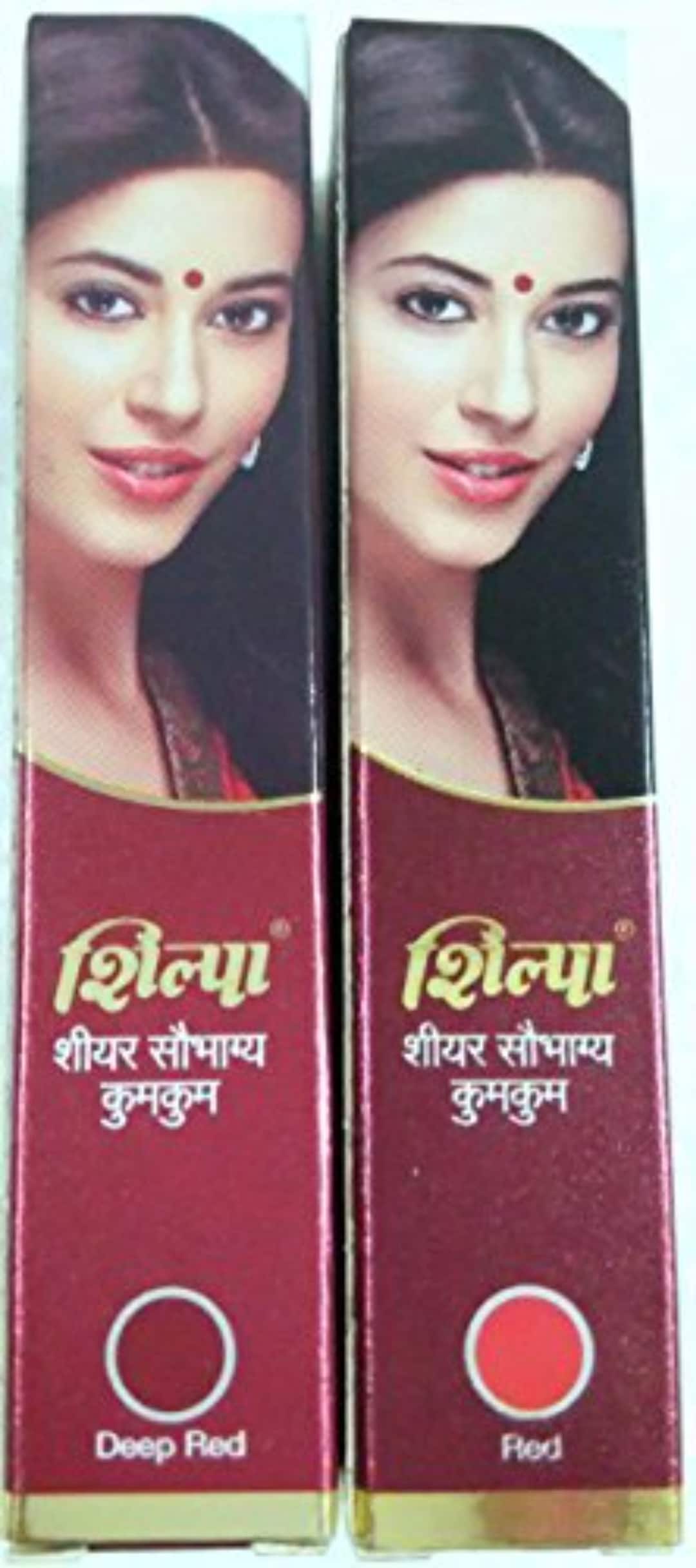Shilpa Bindi Liquid Kumkum Bindi Color Red Maroon Marun Black for ...