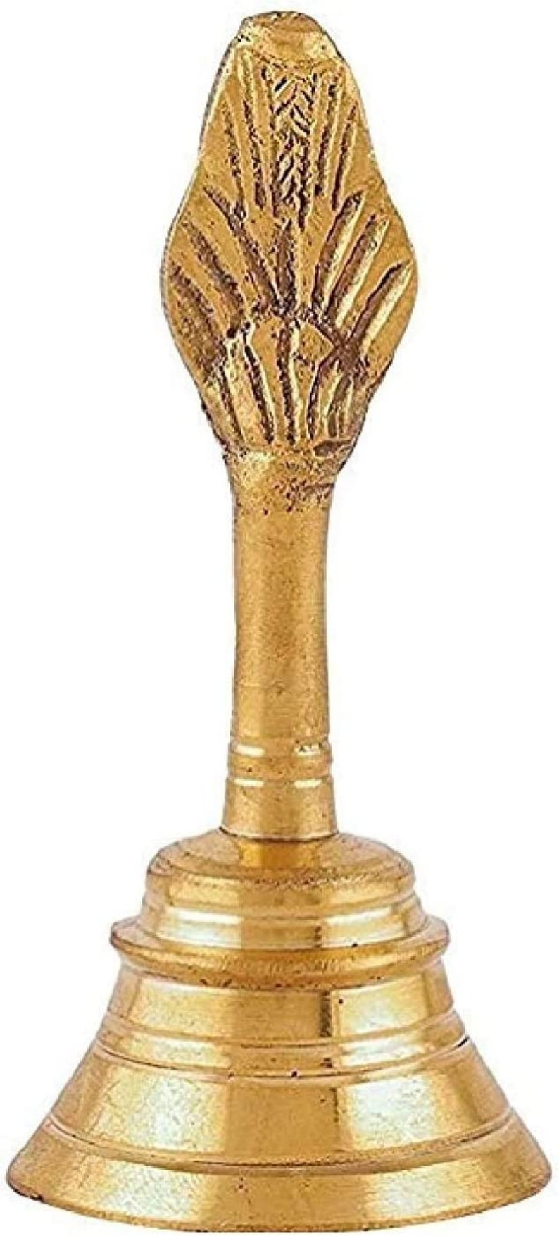 Brass Pooja Bell / Ghanti for Home Temple / Pooja Room Garuda Gold - Etsy