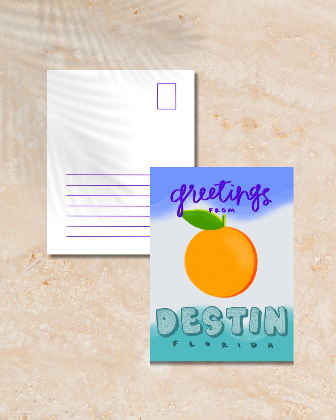 Retro Destin, Florida Postcard Bundle (envelopes Not Included) - Etsy