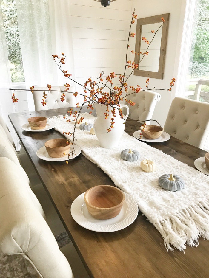 Farmhouse Table Rustic Farm Table Farmhouse Dining Table | Etsy