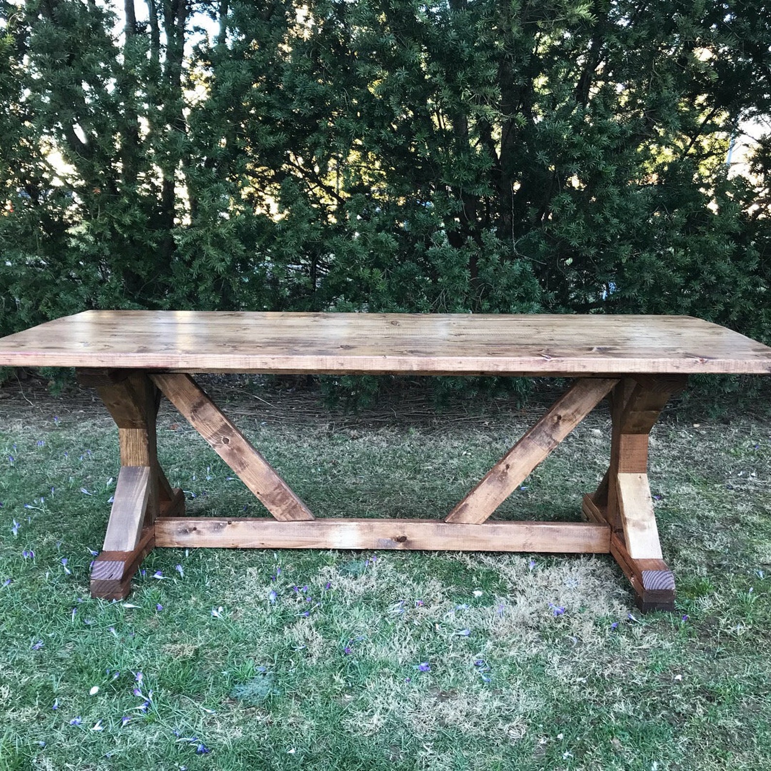 Custom Farm Table Farmhouse Dining Room Table Wood Kitchen - Etsy