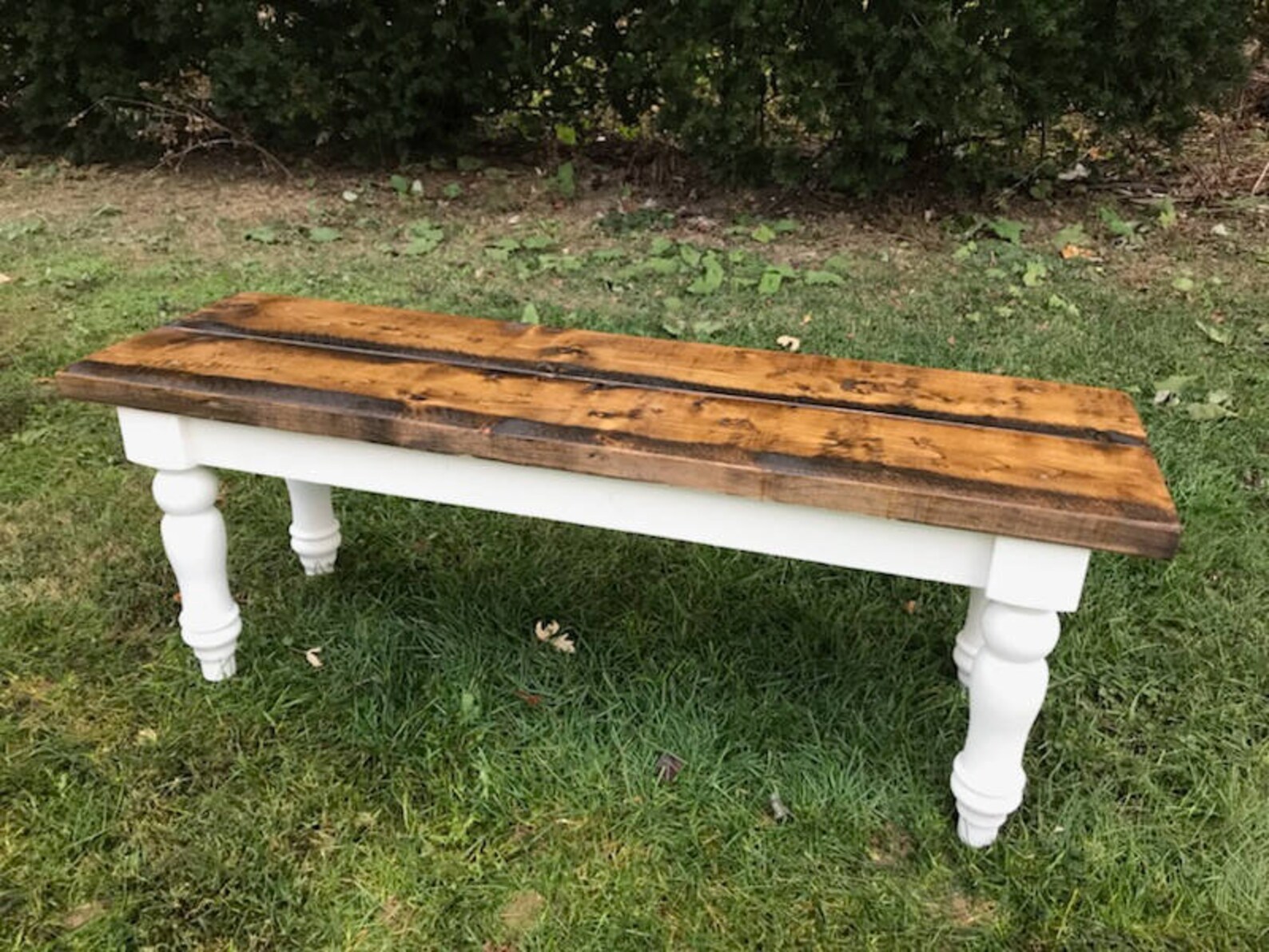 Rustic Farm, Farmhouse Bench, Farm Table Bench, Dining Room Bench ...