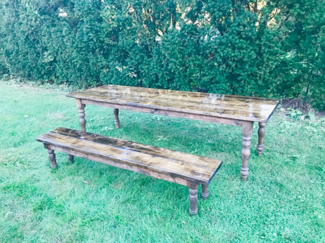 Farmhouse Table, Rustic Table, Modern Farm Table, Long Farmhouse Table ...