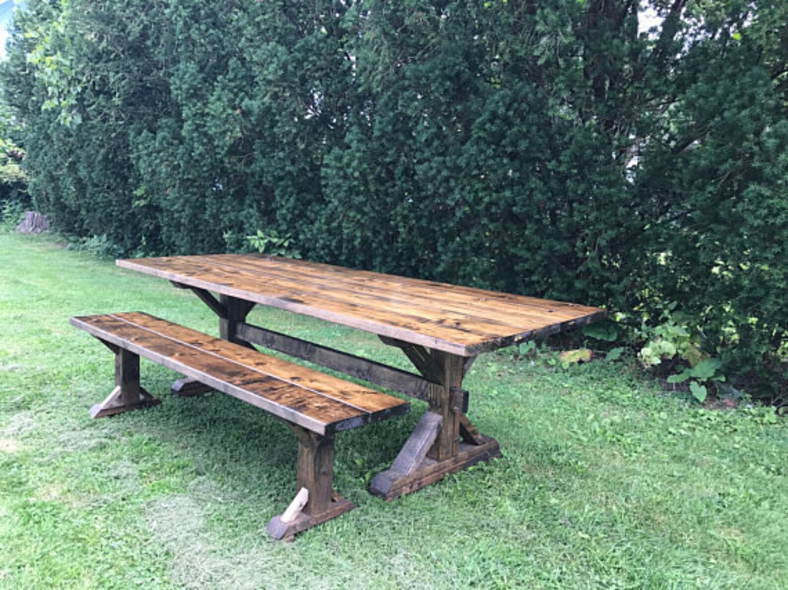 Rustic Farm Table, Farmhouse Table, Large Farm Table, Custom Farm Table ...