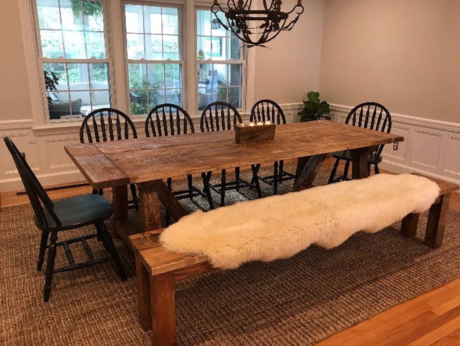 Rustic Farmhouse Table Large Farm Table Farmhouse Table - Etsy