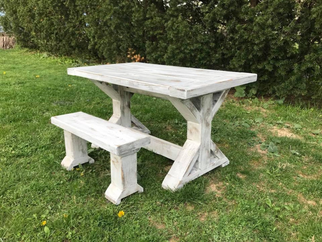 Kids Farm Table, Kids Farmhouse Table, Toddlers Farmhouse Table, Mini ...