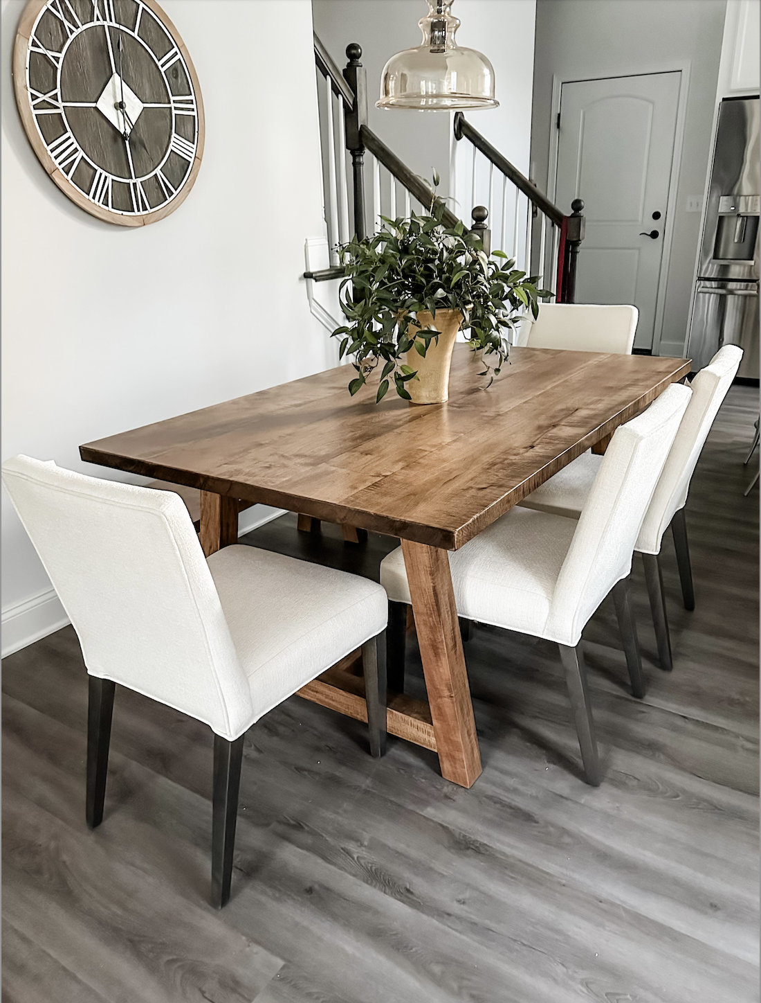 The Wynn Modern Farmhouse Table Custom Farmhouse Table - Etsy