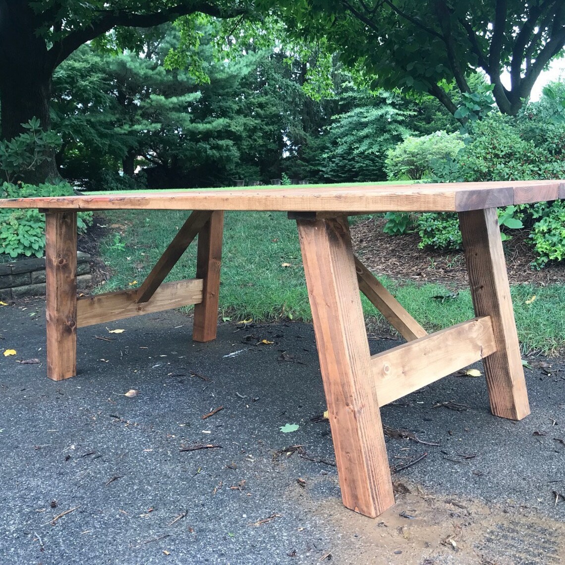 Modern Farm Table, Modern Farmhouse Table, Modern Rustic Table, Kitchen ...