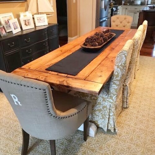 Long Farmhouse Table Large Farmhouse Table Rustic Kitchen - Etsy