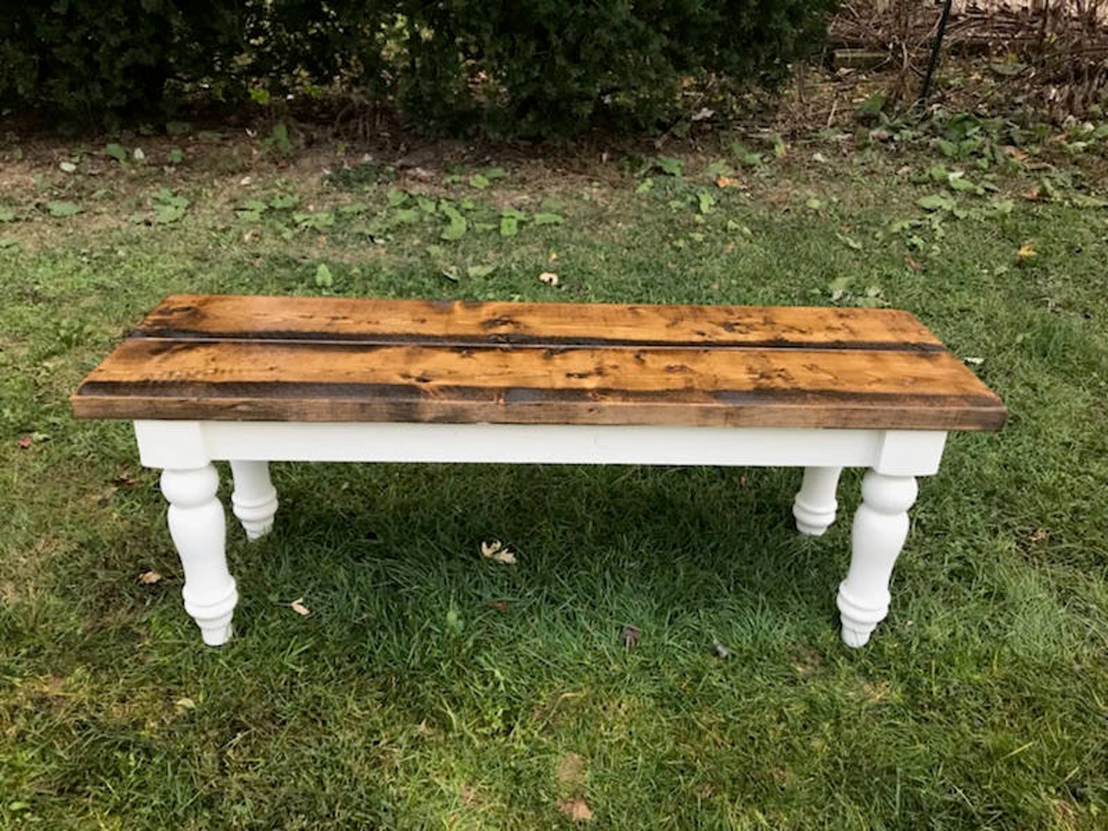 Rustic Farm, Farmhouse Bench, Farm Table Bench, Dining Room Bench ...