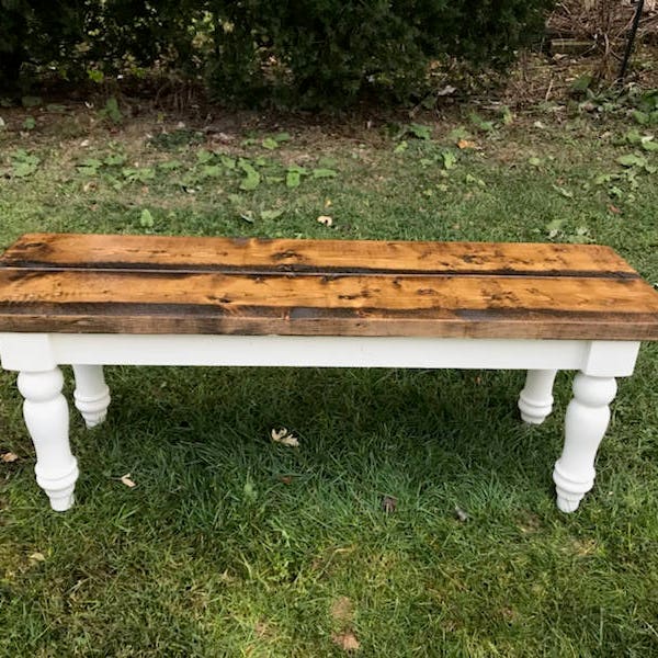 Rustic Wood Benches - Etsy
