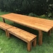 Large Farmhouse Table, Rustic Farm Table, Long Farm Table, Rustic ...